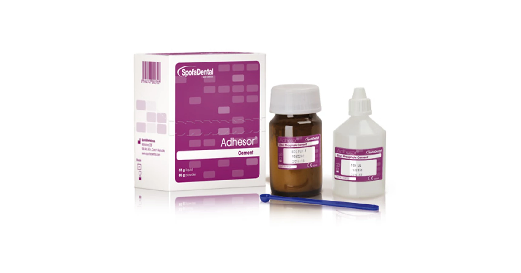 Adhesor Cement Normál 1 White 80GR+55GR